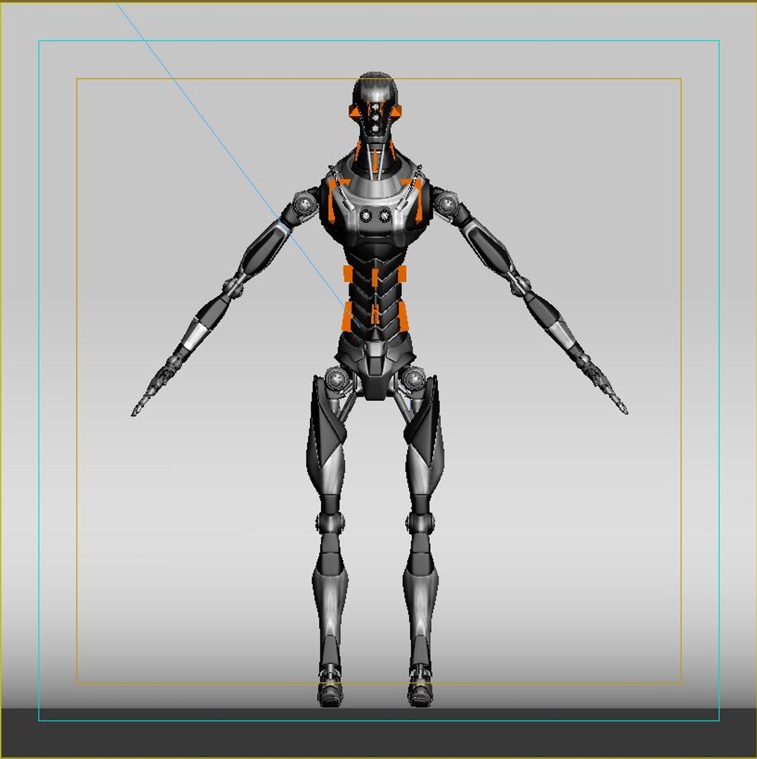 Scanline Droiddd 3d Max