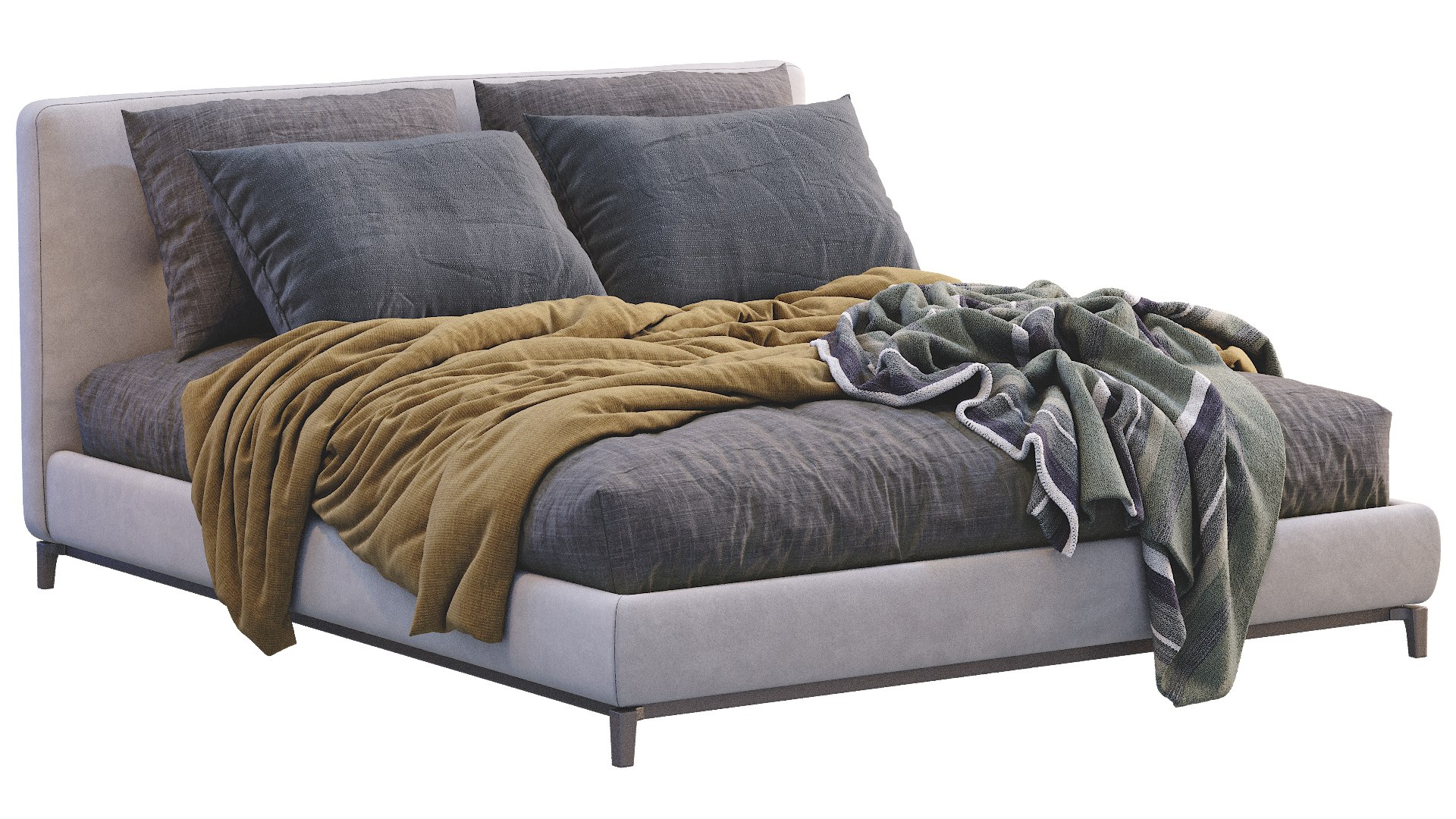 Andersen Bed By Minotti 3D Model - TurboSquid 1740926