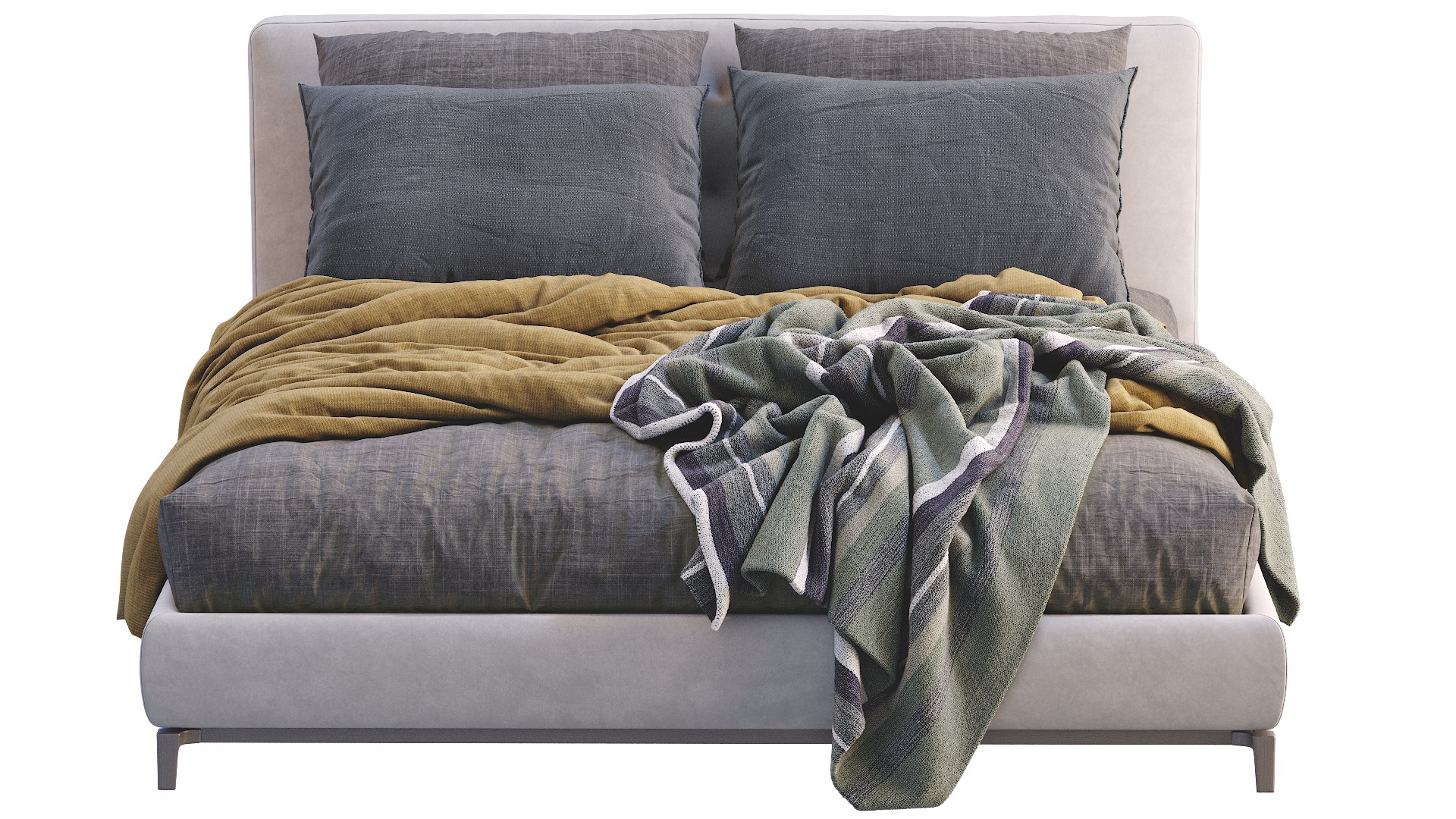 Andersen Bed By Minotti 3D Model - TurboSquid 1740926