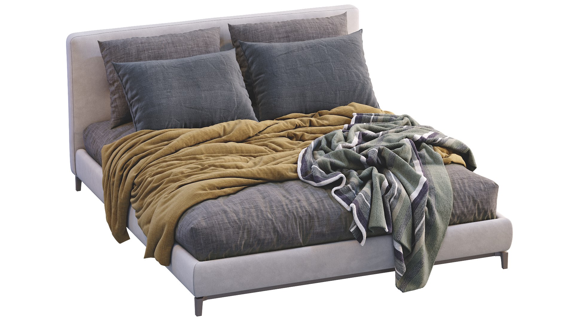 Andersen Bed By Minotti 3D Model - TurboSquid 1740926