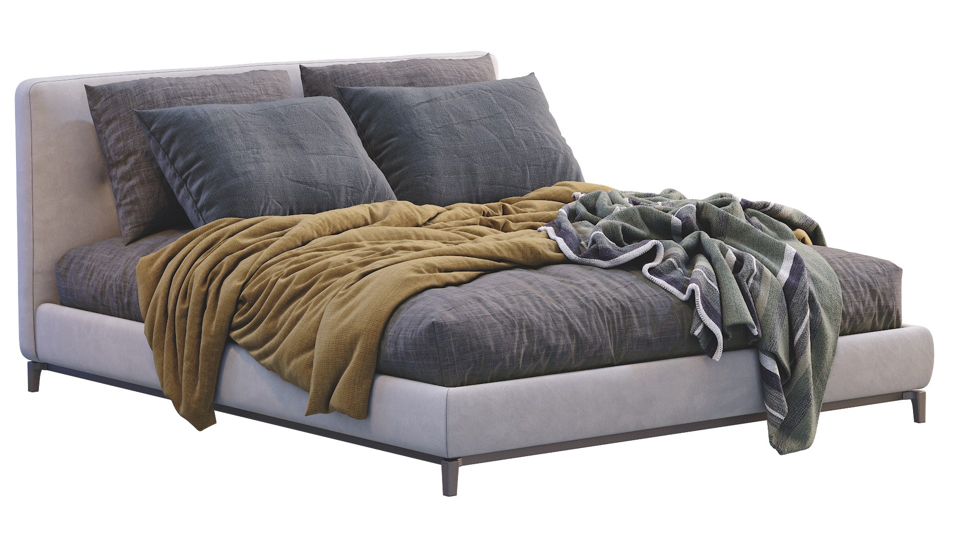 Andersen Bed By Minotti 3D Model - TurboSquid 1740926