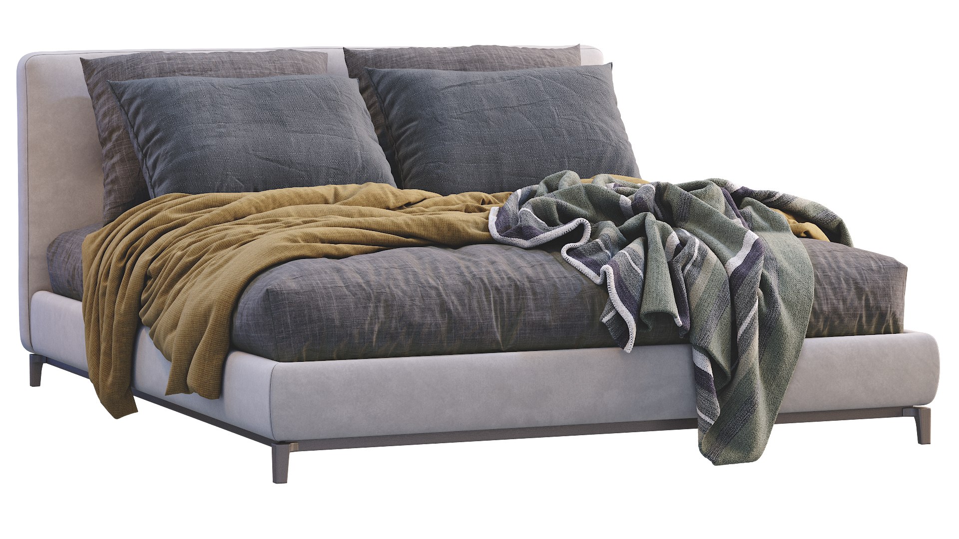 Andersen Bed By Minotti 3D Model - TurboSquid 1740926