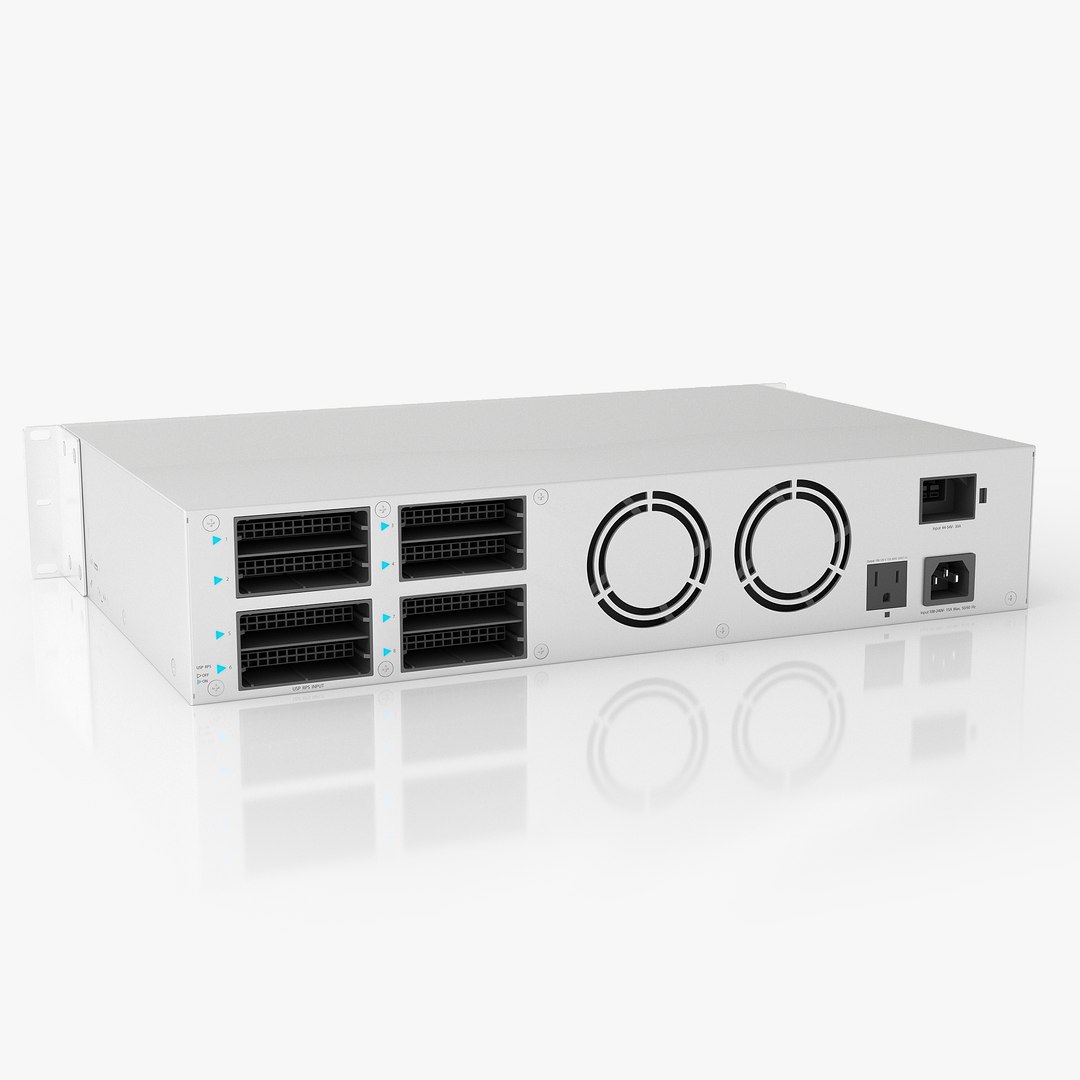 Ubiquiti UniFi USP RPS Pro 3D Model - TurboSquid 1849086