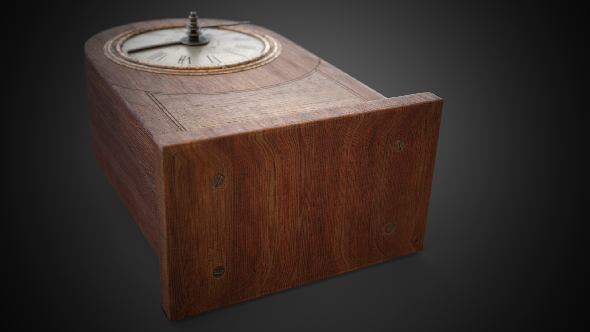 3D Table clock - TurboSquid 2171780