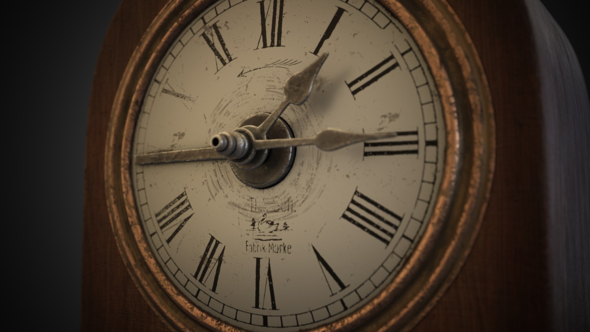 3D Table clock - TurboSquid 2171780