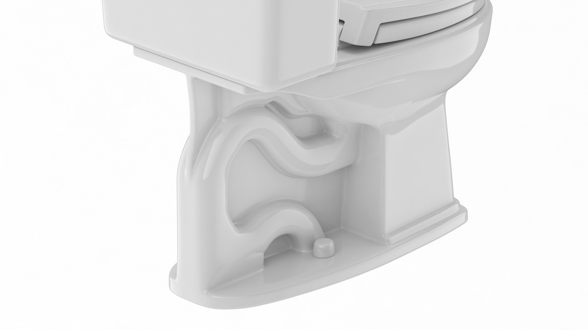 3D toilet piece two-piece model - TurboSquid 1575338