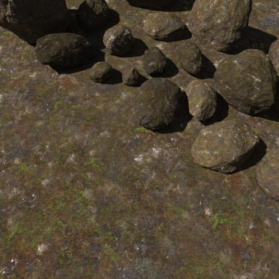 3ds Stone Wall - Rocks