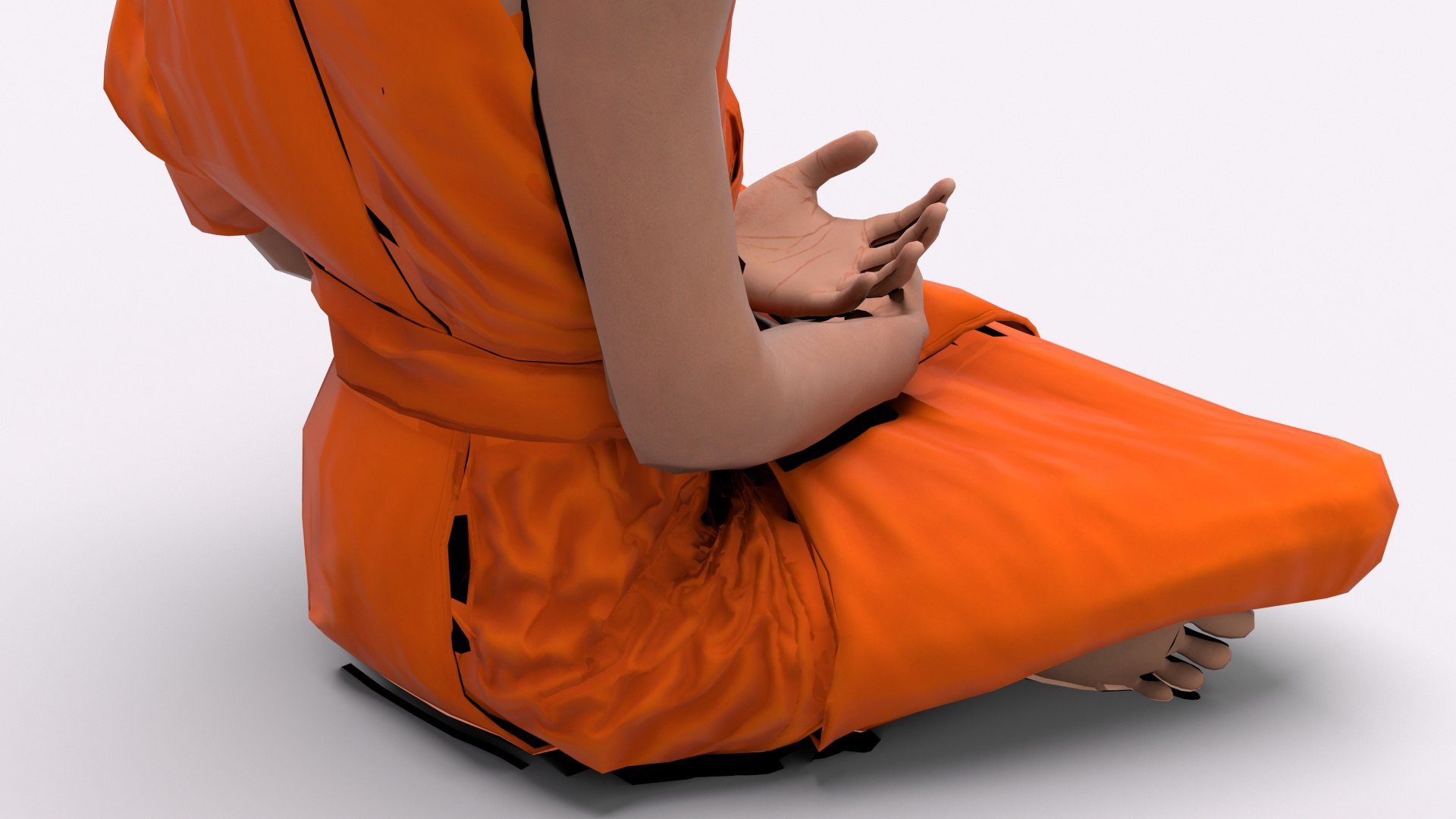 3D Monk model - TurboSquid 2005819