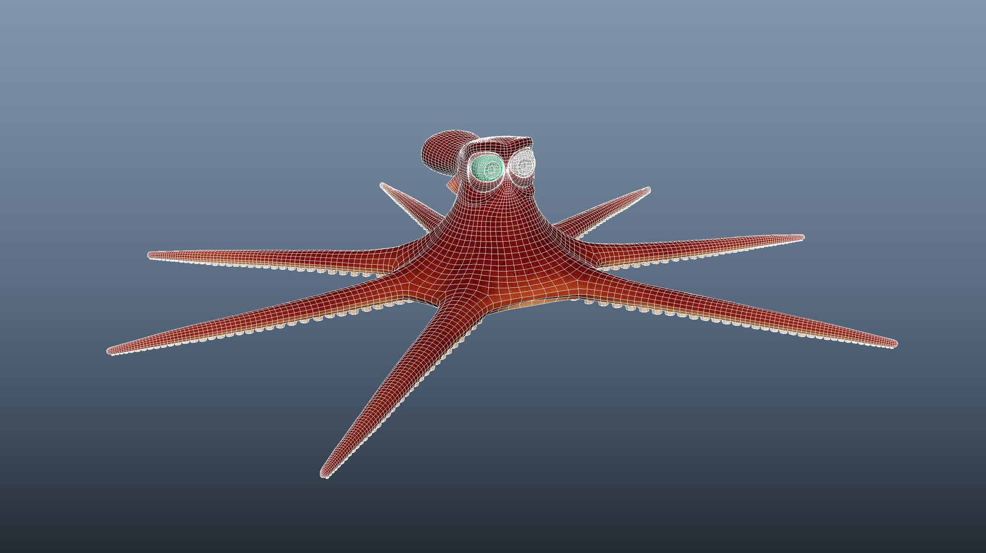 Dory Octopus Model 3D Model - TurboSquid 2370439