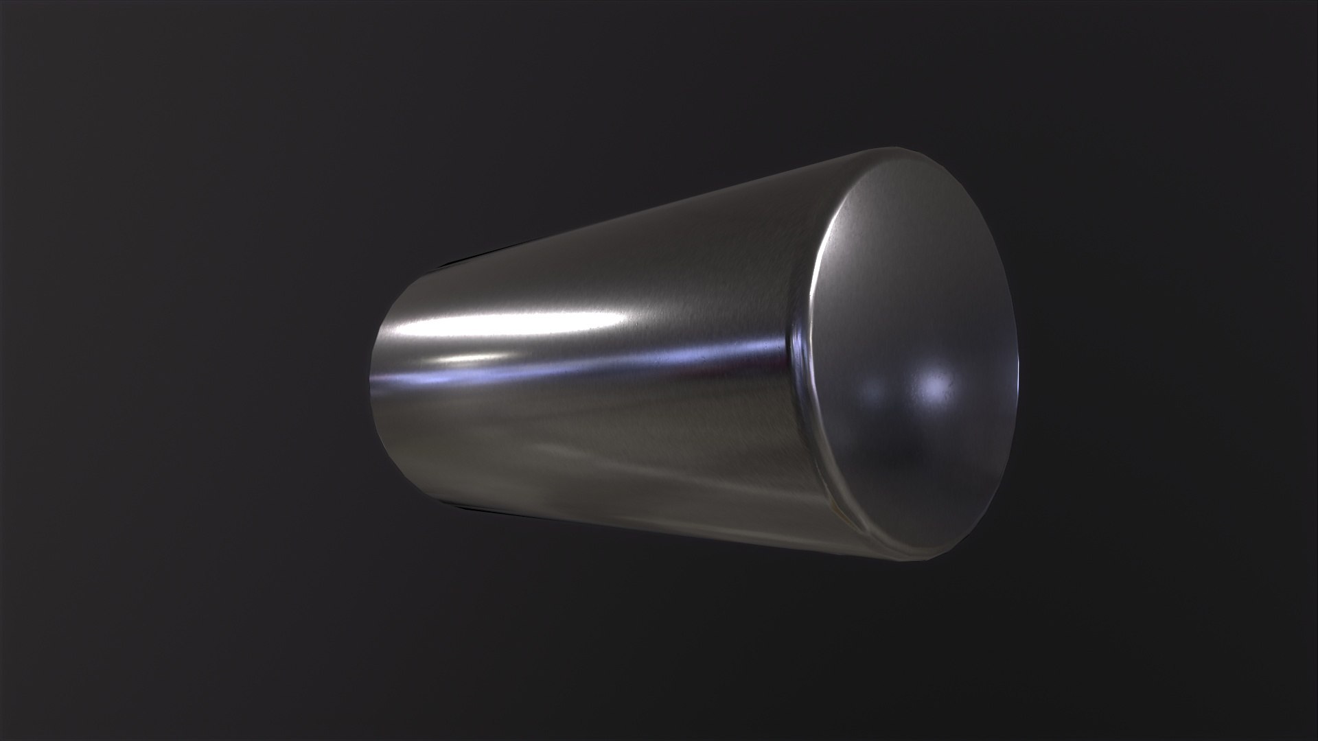 3D Silver Cylinder - TurboSquid 2150101