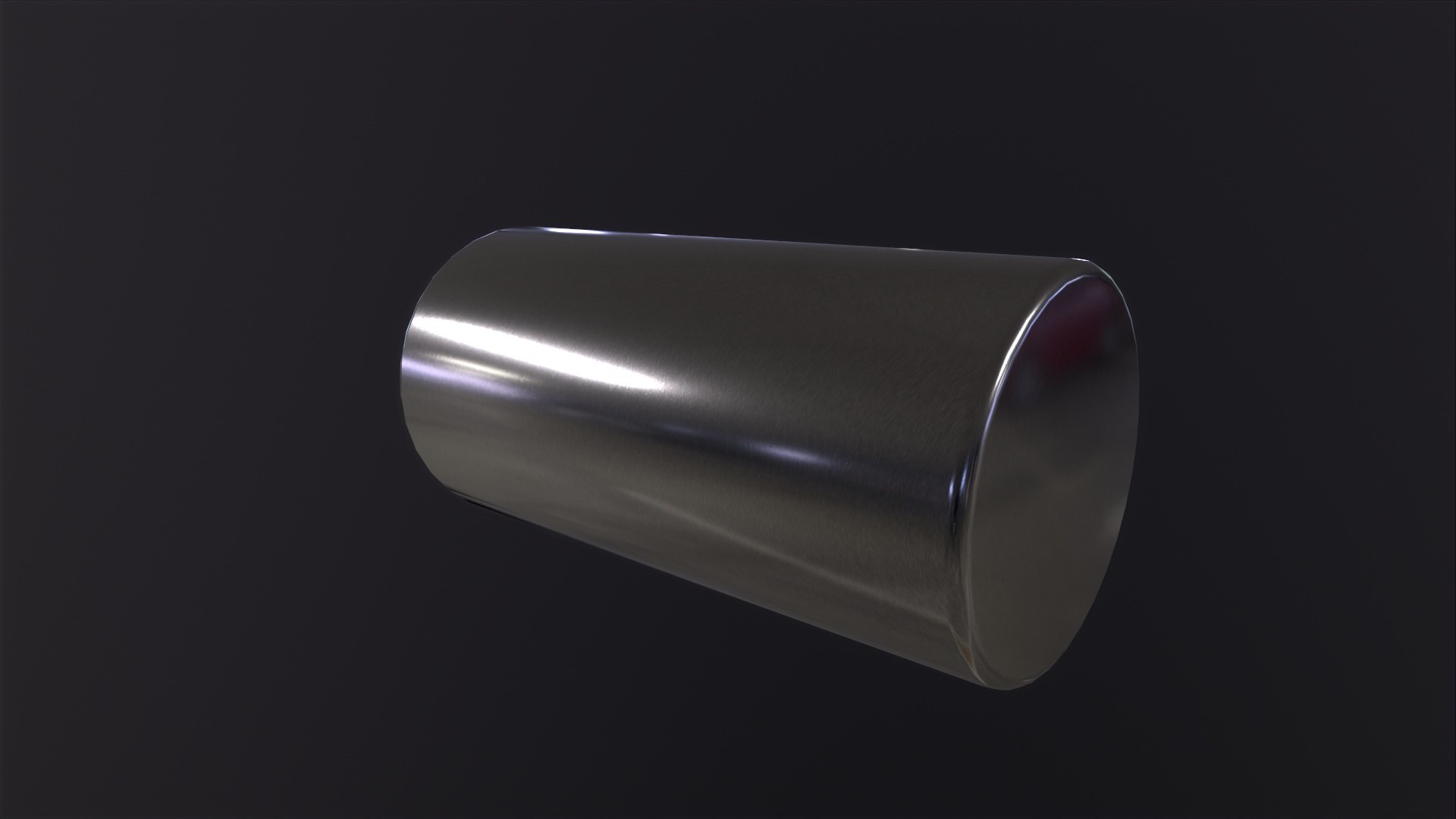 3D Silver Cylinder - TurboSquid 2150101