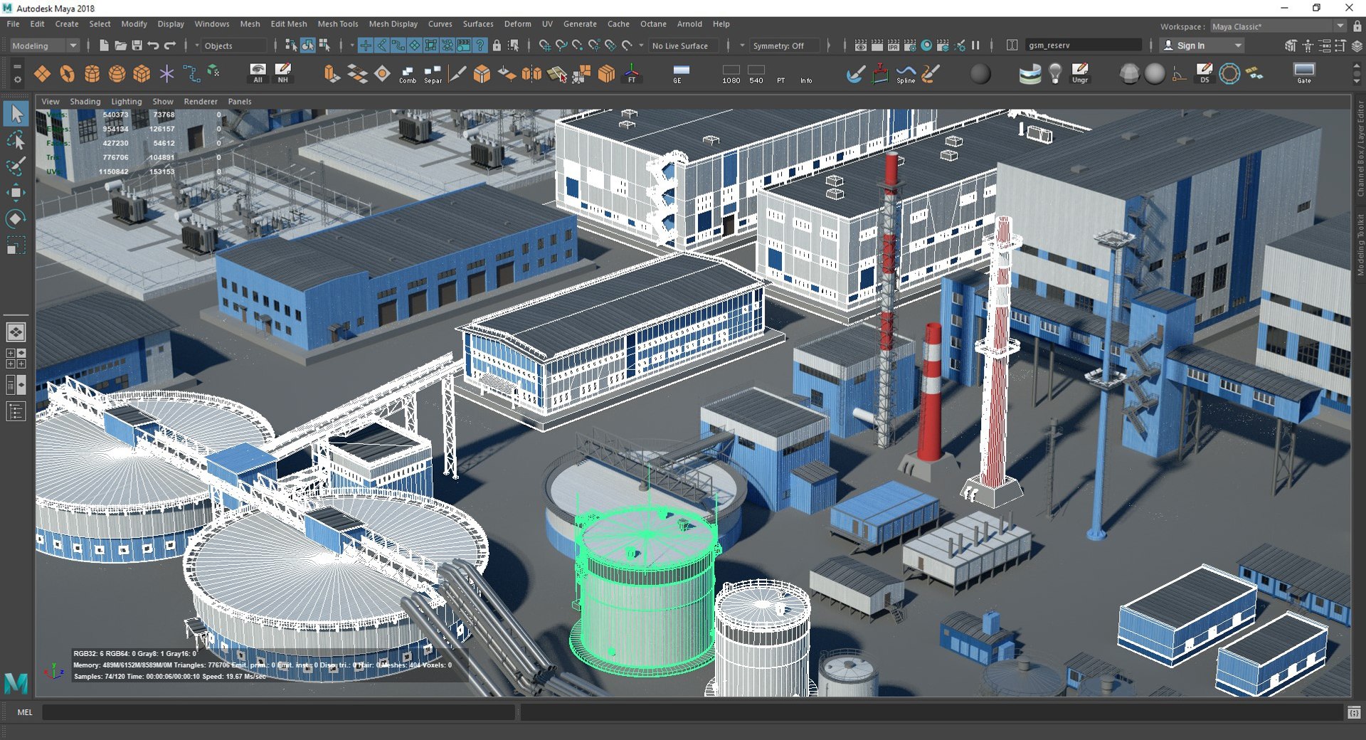 3D Factory Unit - TurboSquid 1425800