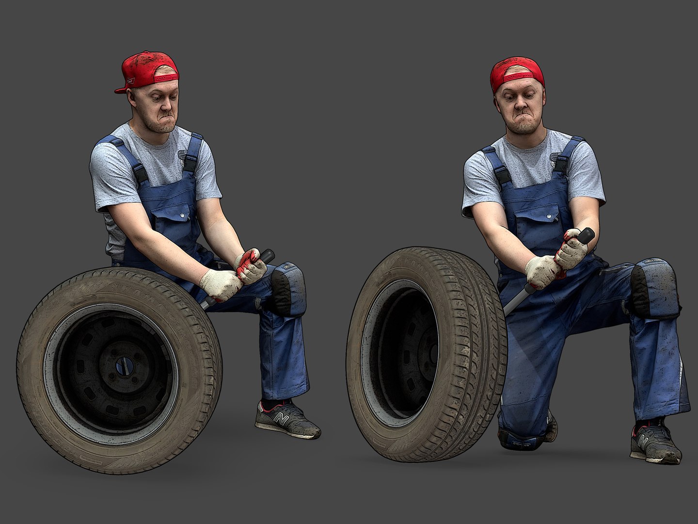 Stylized Car Mechanic Character 3D Model - TurboSquid 1723890