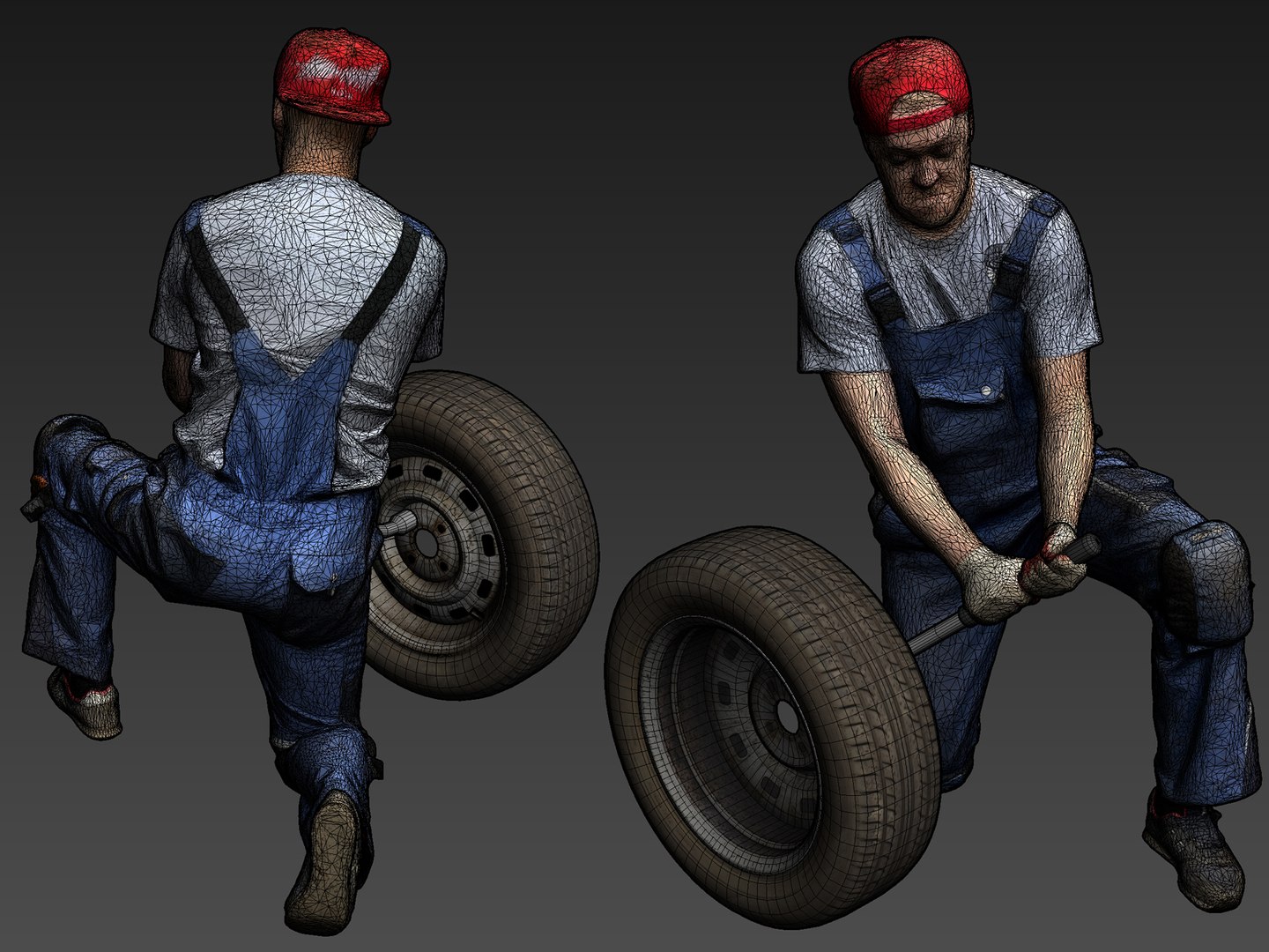 Stylized Car Mechanic Character 3D Model - TurboSquid 1723890