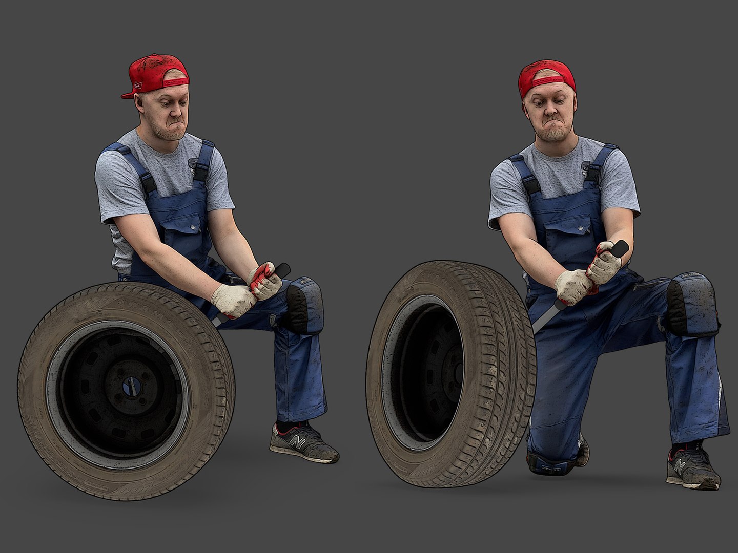 Stylized Car Mechanic Character 3D Model - TurboSquid 1723890