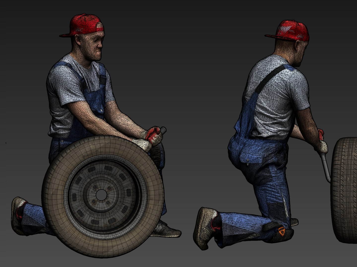 Stylized Car Mechanic Character 3D Model - TurboSquid 1723890