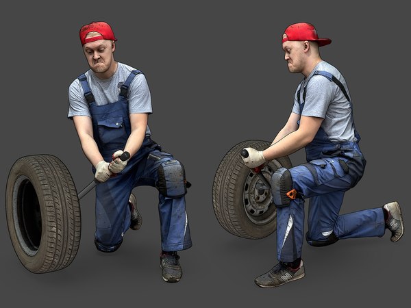 modèle 3D de Stylized Car Mechanic Character - TurboSquid 1723890