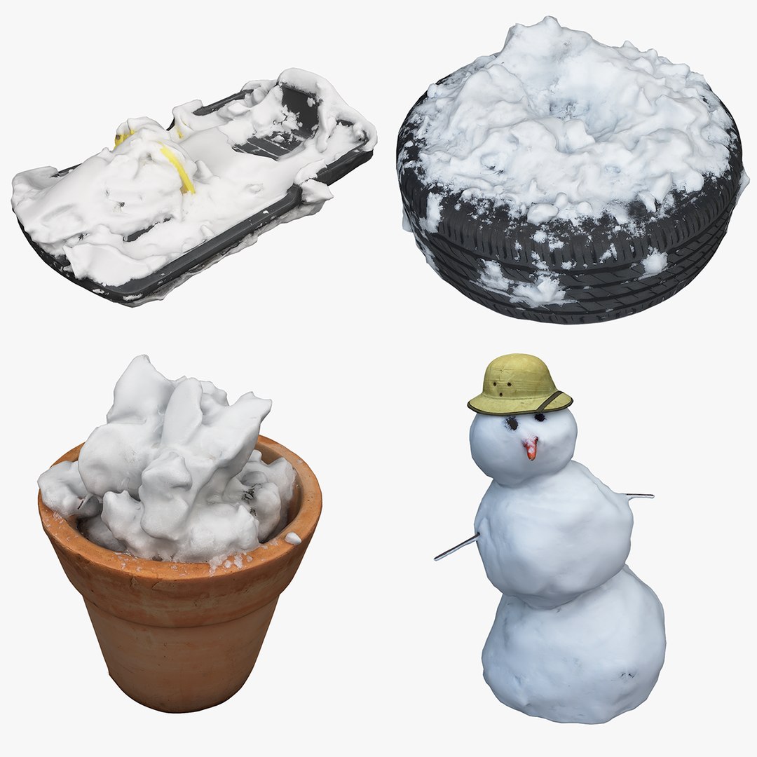 3D Snow Element Collection 03 model - TurboSquid 2162748