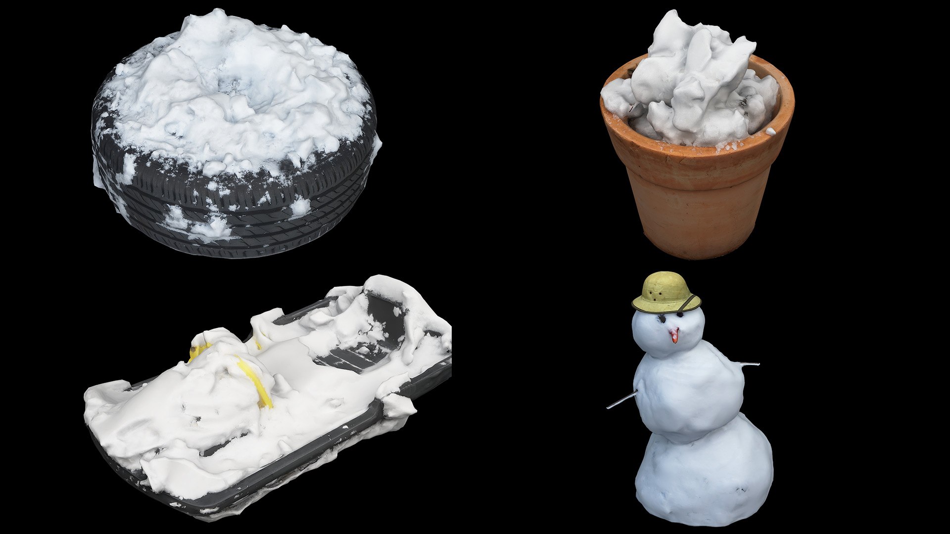 3D Snow Element Collection 03 Model - TurboSquid 2162748