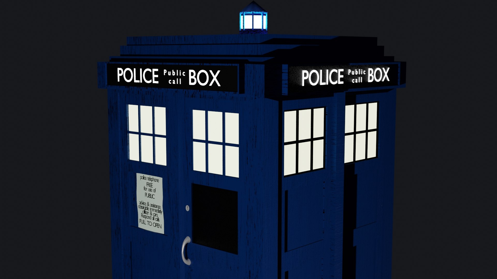 Tardis 3D Model - TurboSquid 1730840