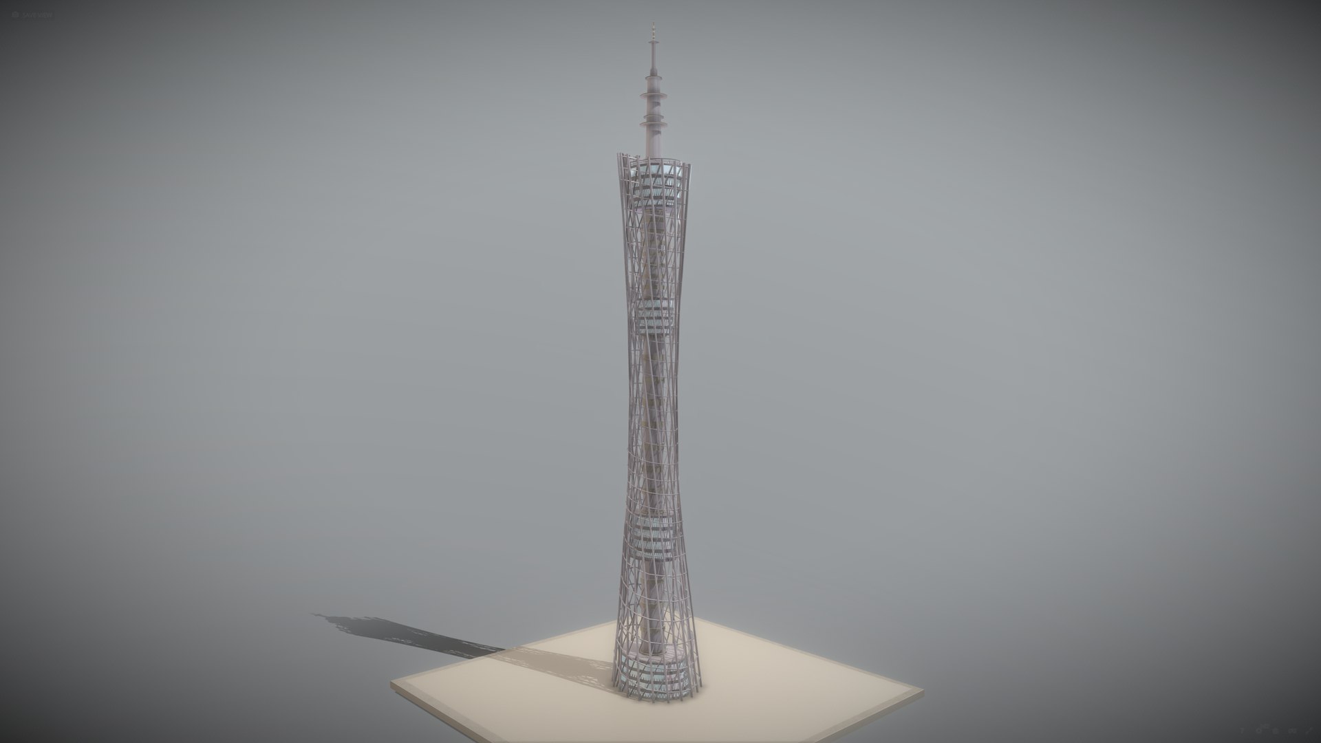 Canton Tower 3D Model - TurboSquid 2234378