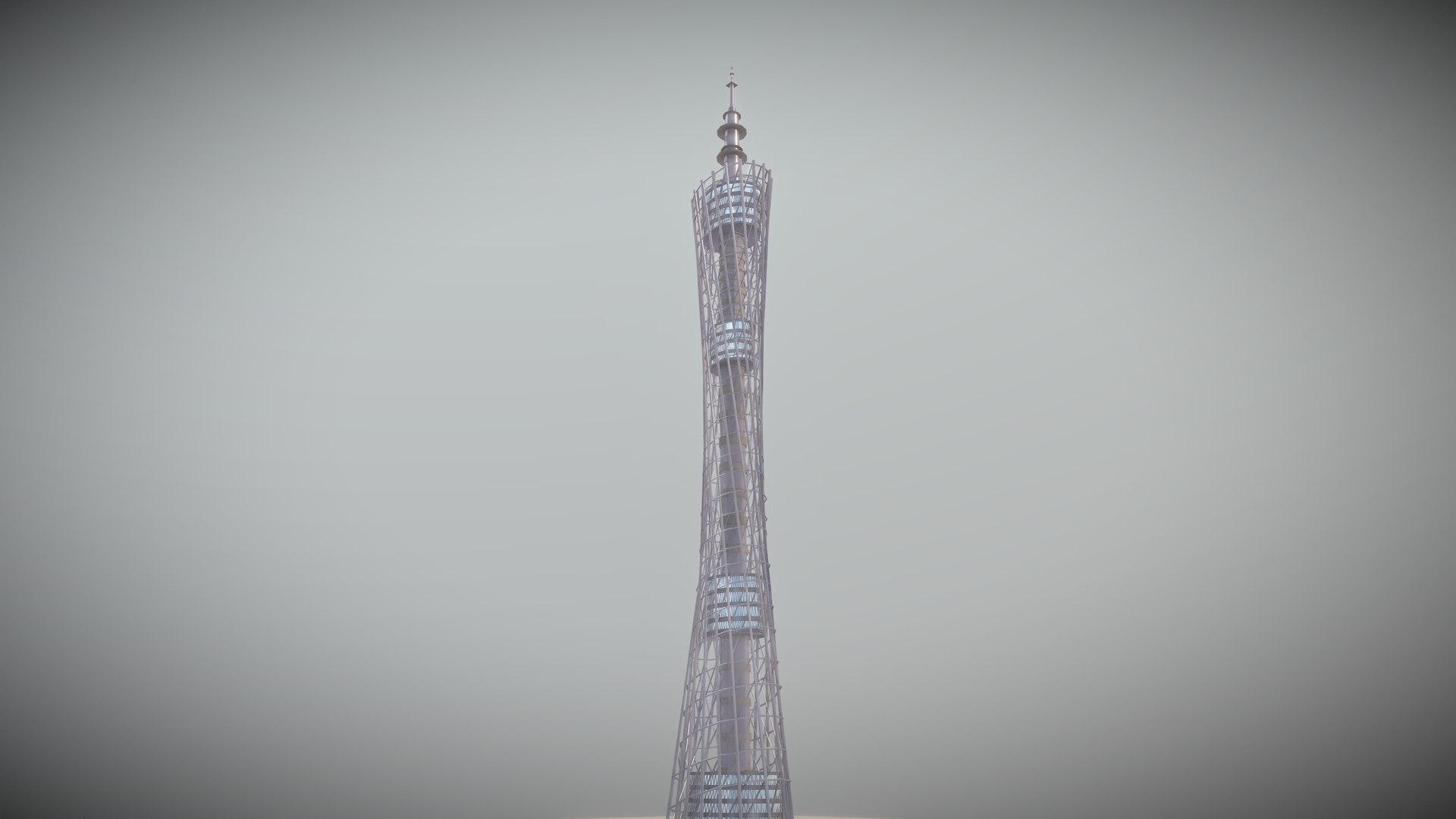 Canton Tower 3D Model - TurboSquid 2234378