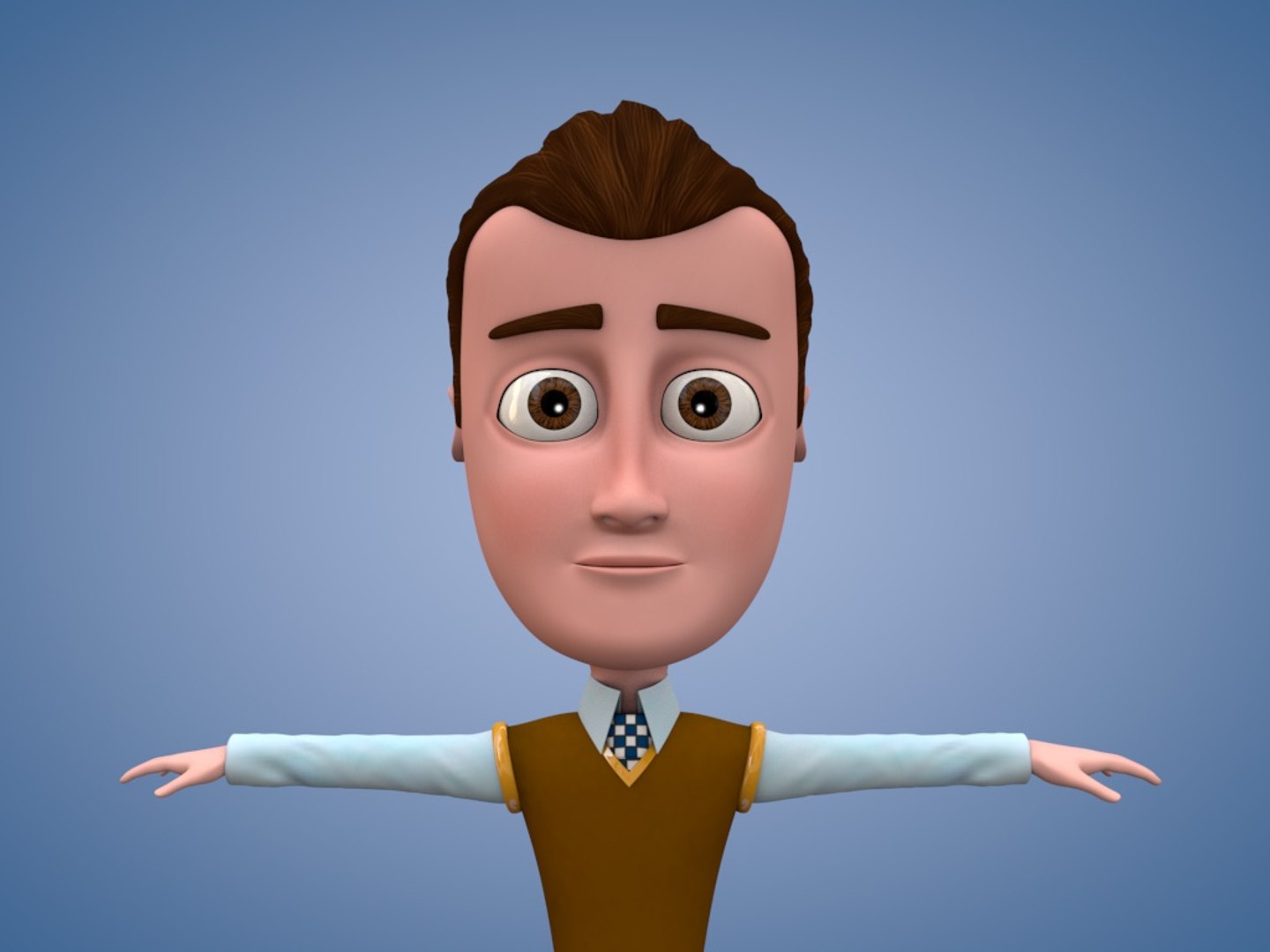 Character Eyes 3d Model