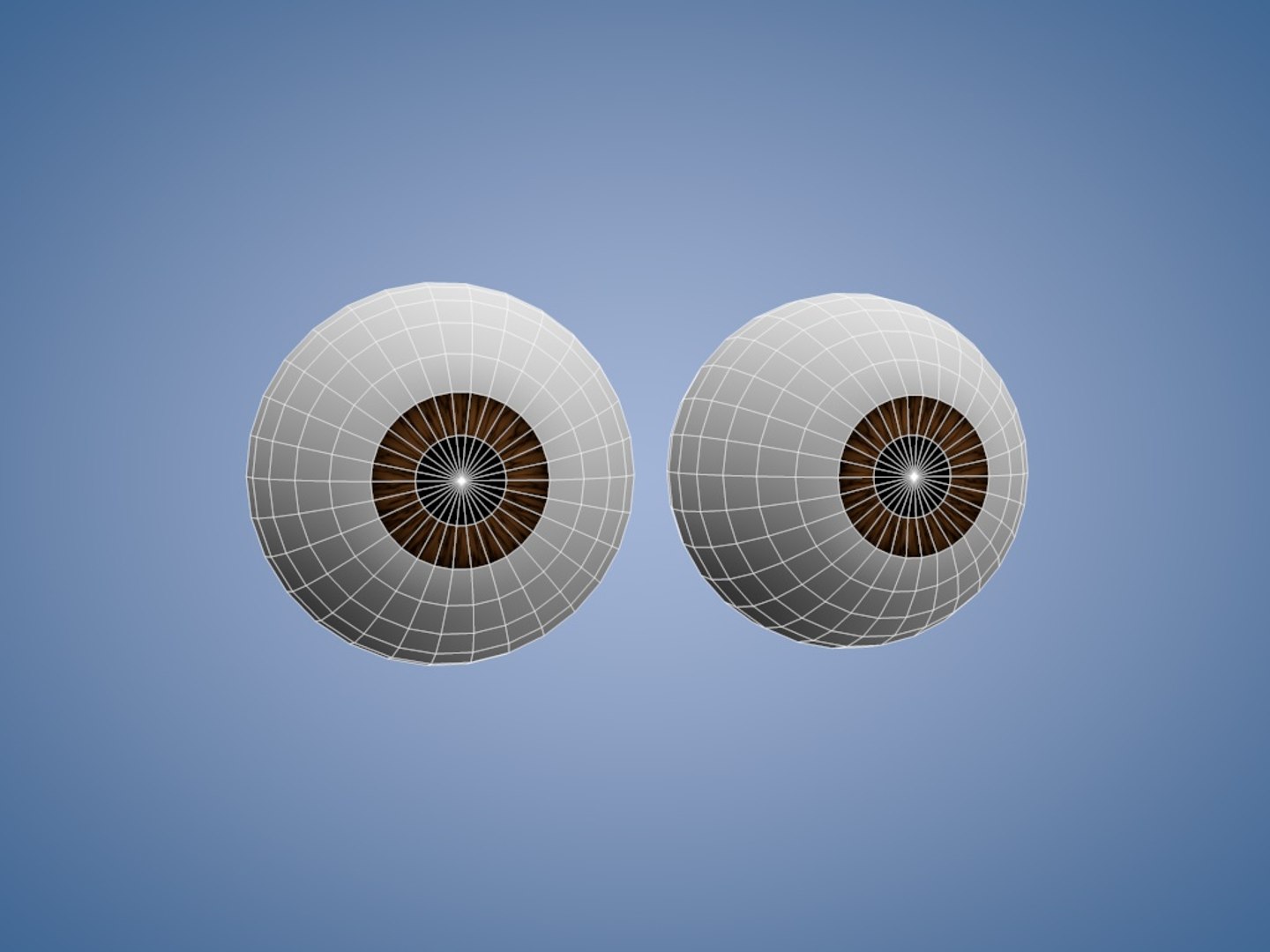 Character Eyes 3d Model