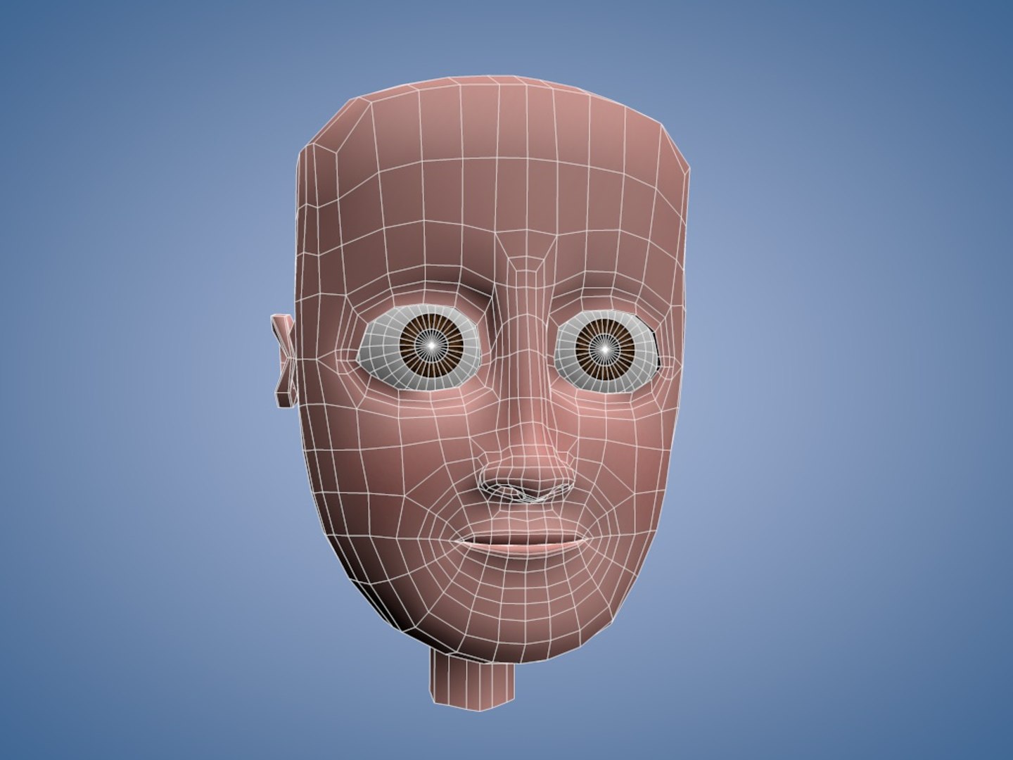 Character Eyes 3d Model