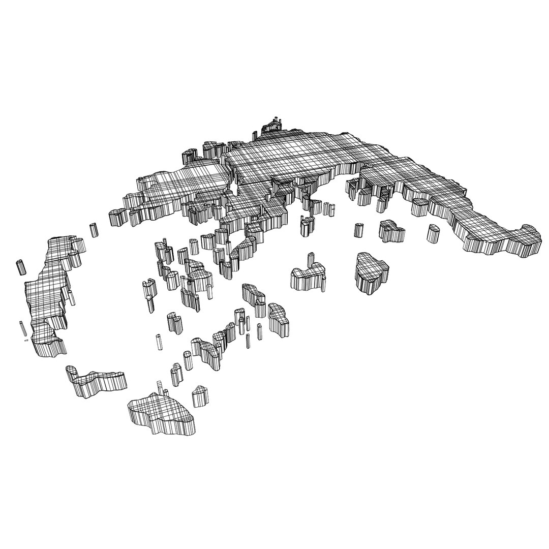 Greece Country 3d Model