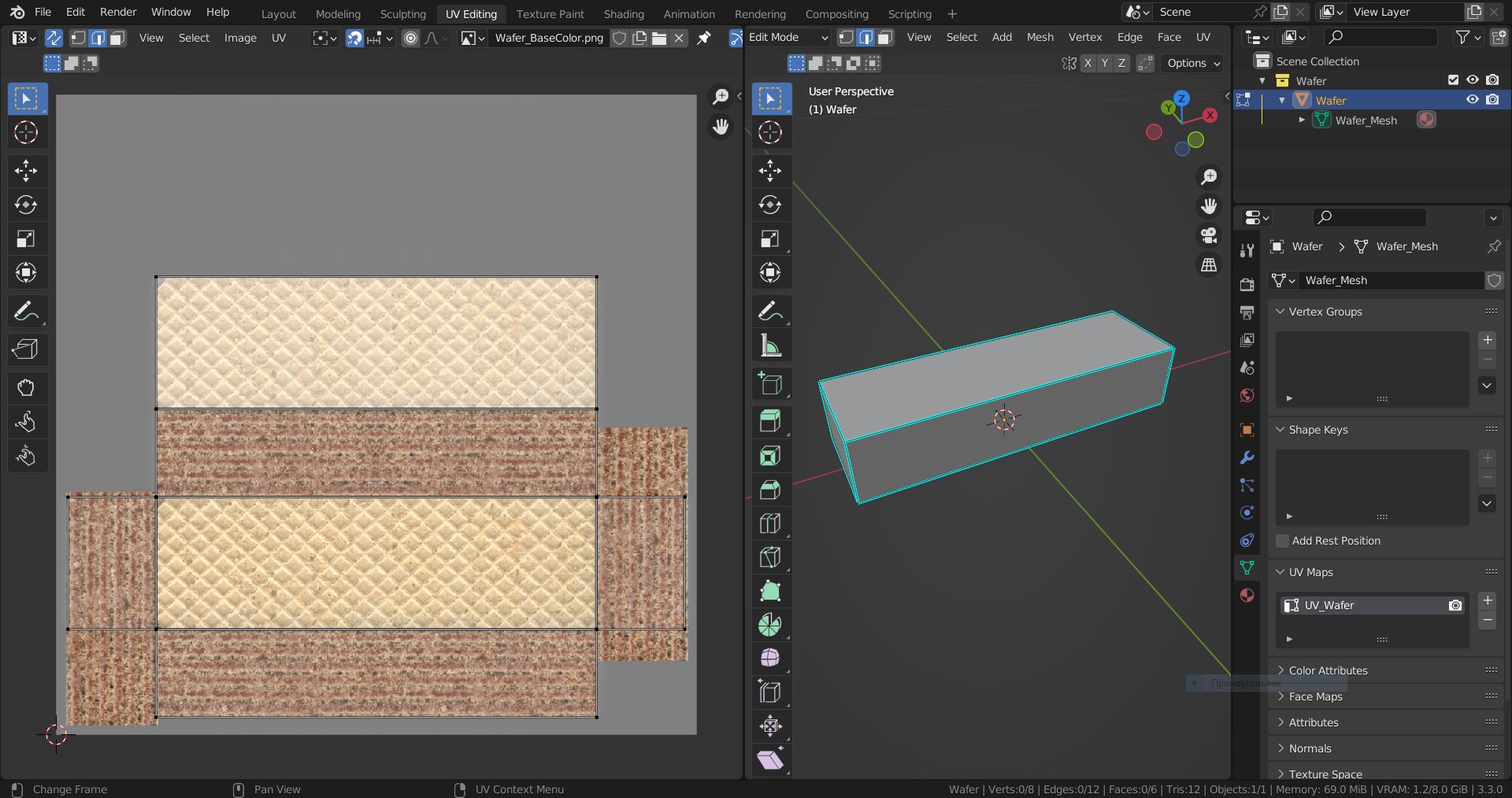Wafer 3D Model - TurboSquid 1964317