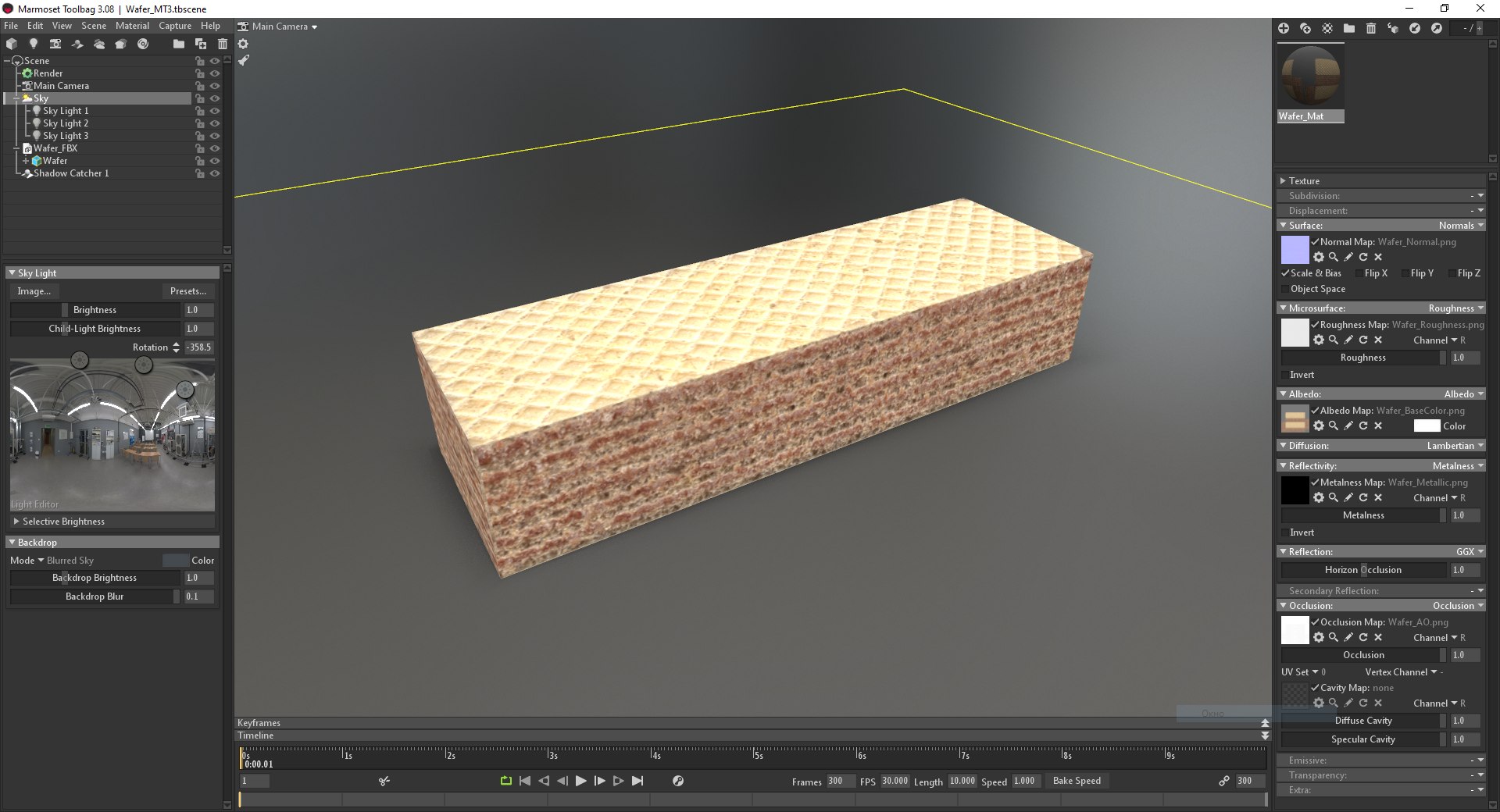 Wafer 3D model - TurboSquid 1964317