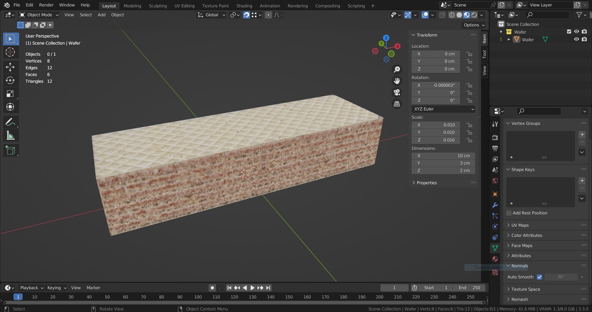 Wafer 3D Model - TurboSquid 1964317
