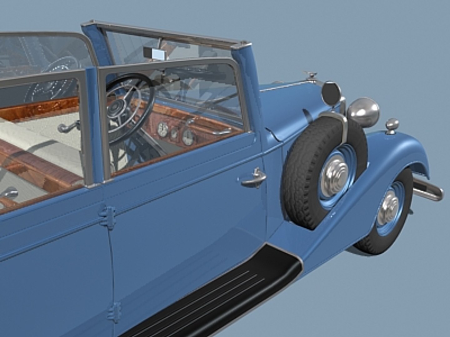 3d Horch 830bl Car Open