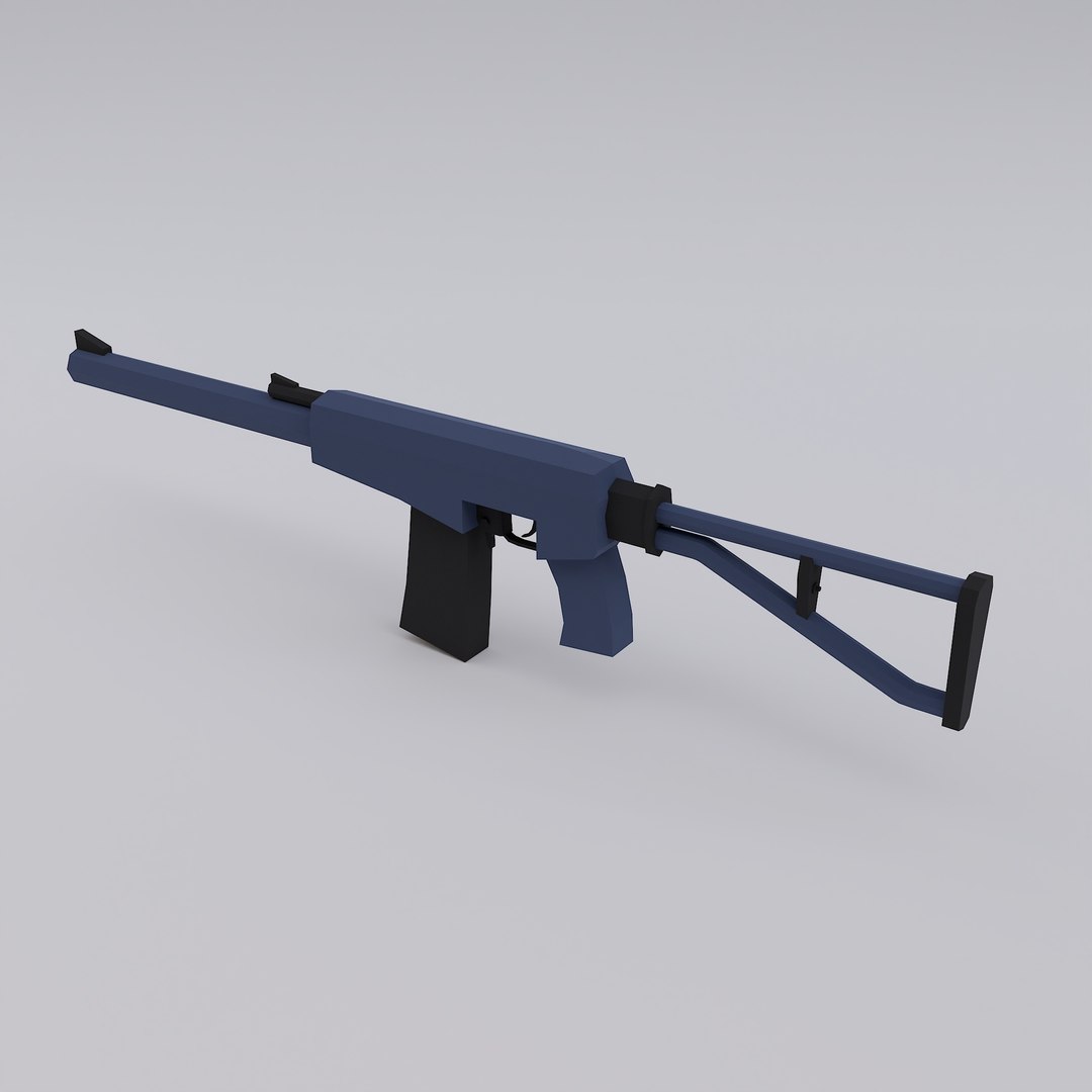 3D AS VAL Assault Rifle Gun - TurboSquid 1992781