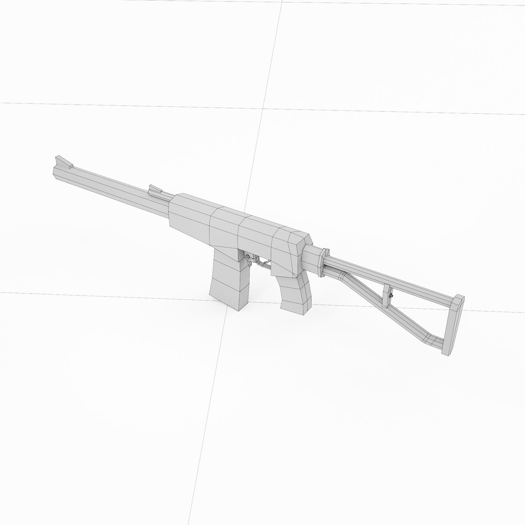 3D AS VAL Assault Rifle Gun - TurboSquid 1992781