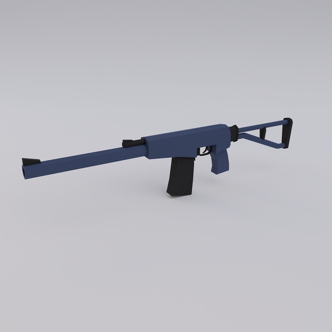 3D AS VAL Assault Rifle Gun - TurboSquid 1992781