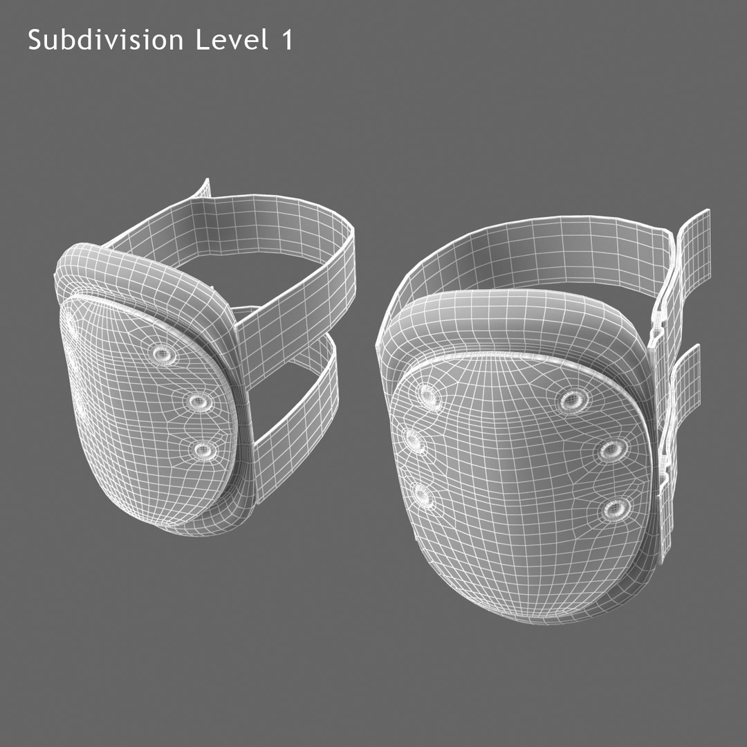 Knee Pads 3d Model