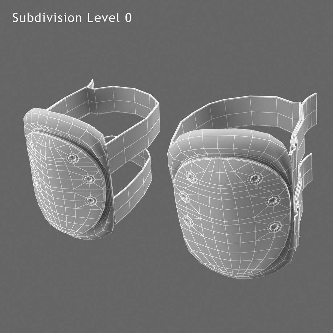 Knee Pads 3d Model