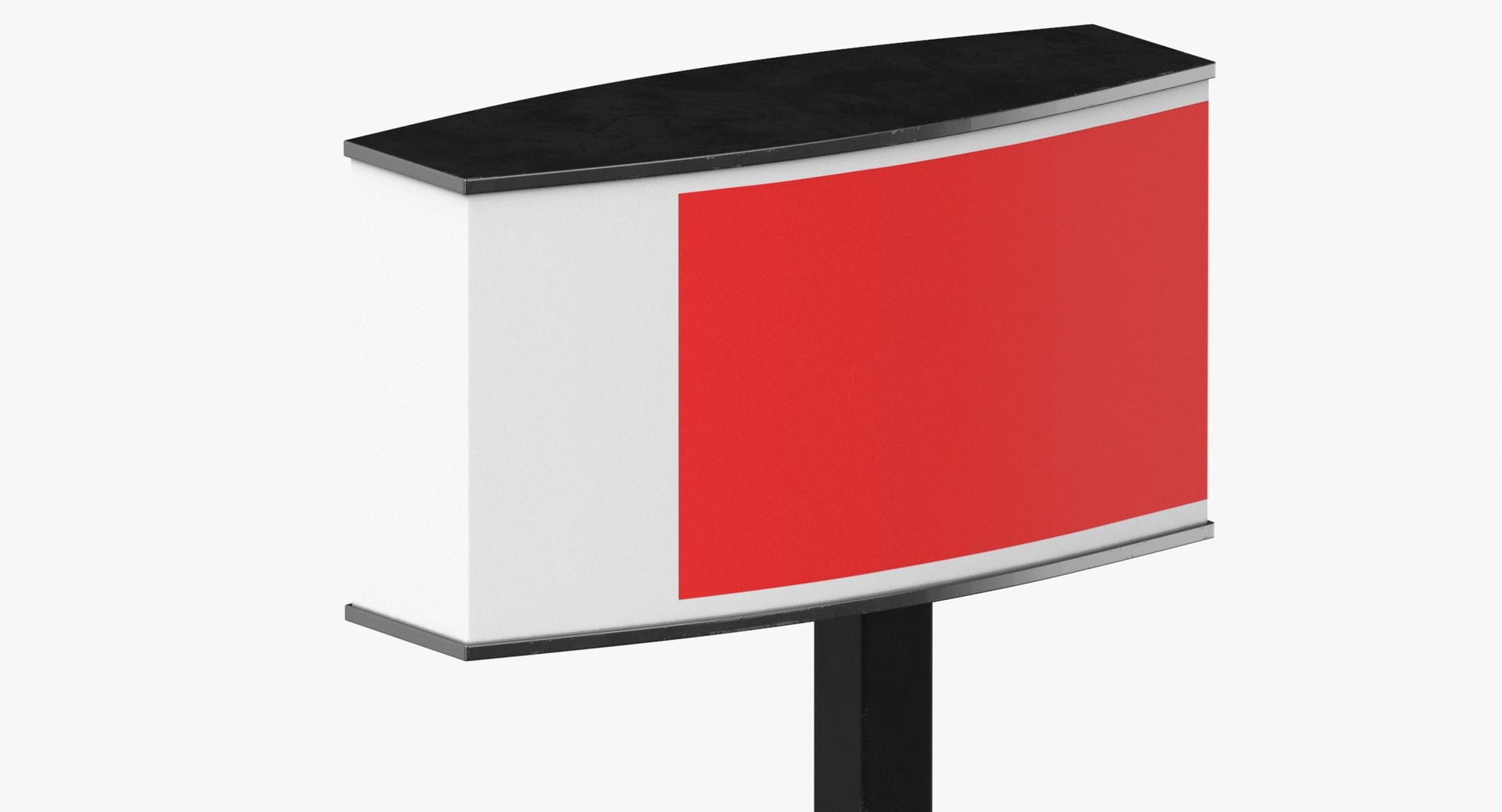 Checkout Aisle Number Label 02 Unlit and Lit 3D model - TurboSquid 2048992