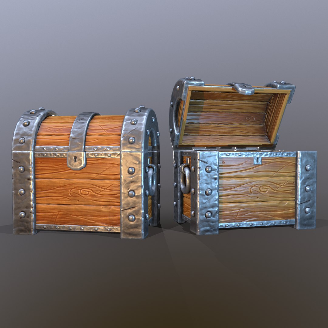 Stylized Chest 3D Model - TurboSquid 1933755