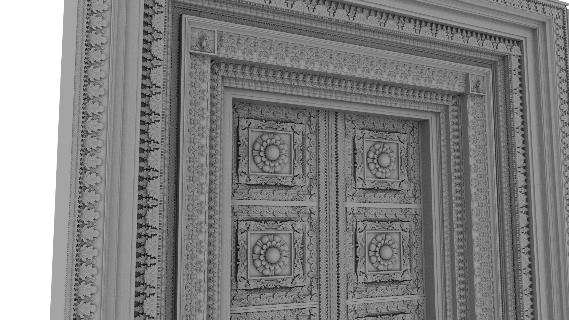 3D model traditional decorative door - TurboSquid 1748880