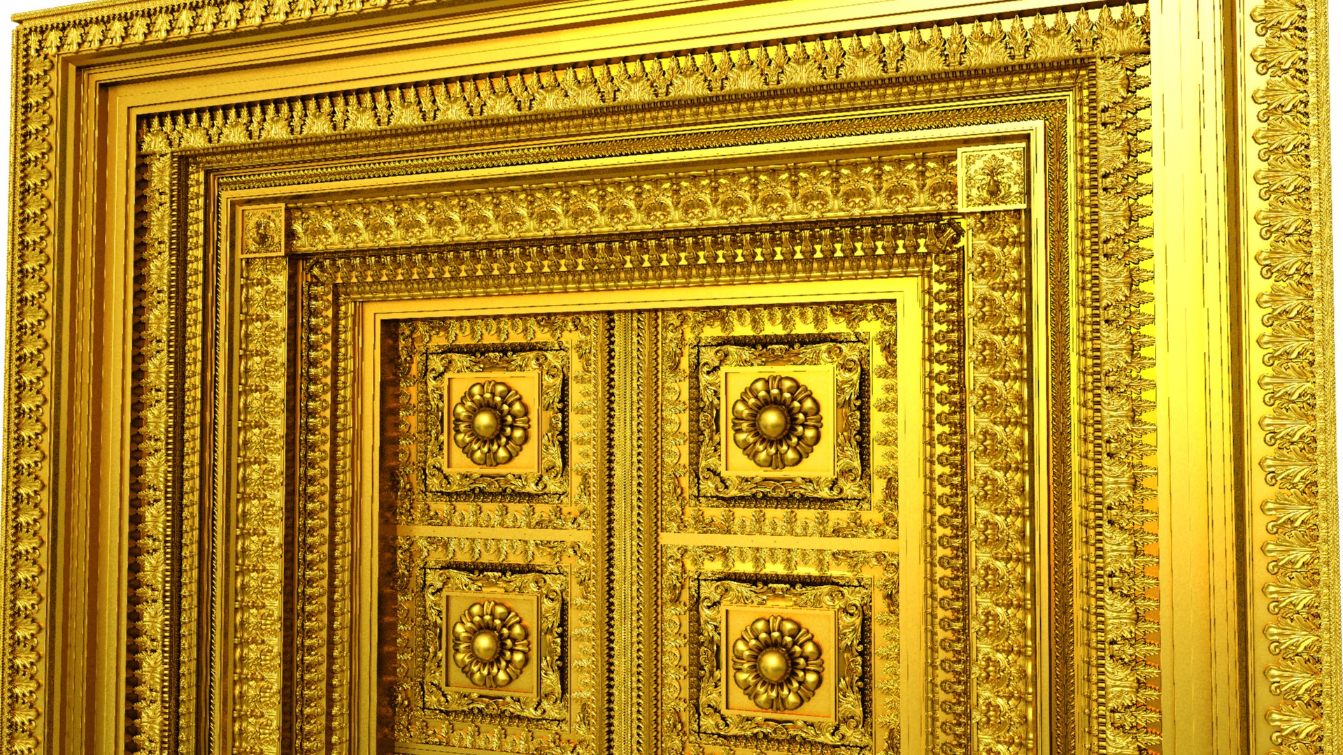 3D model traditional decorative door - TurboSquid 1748880