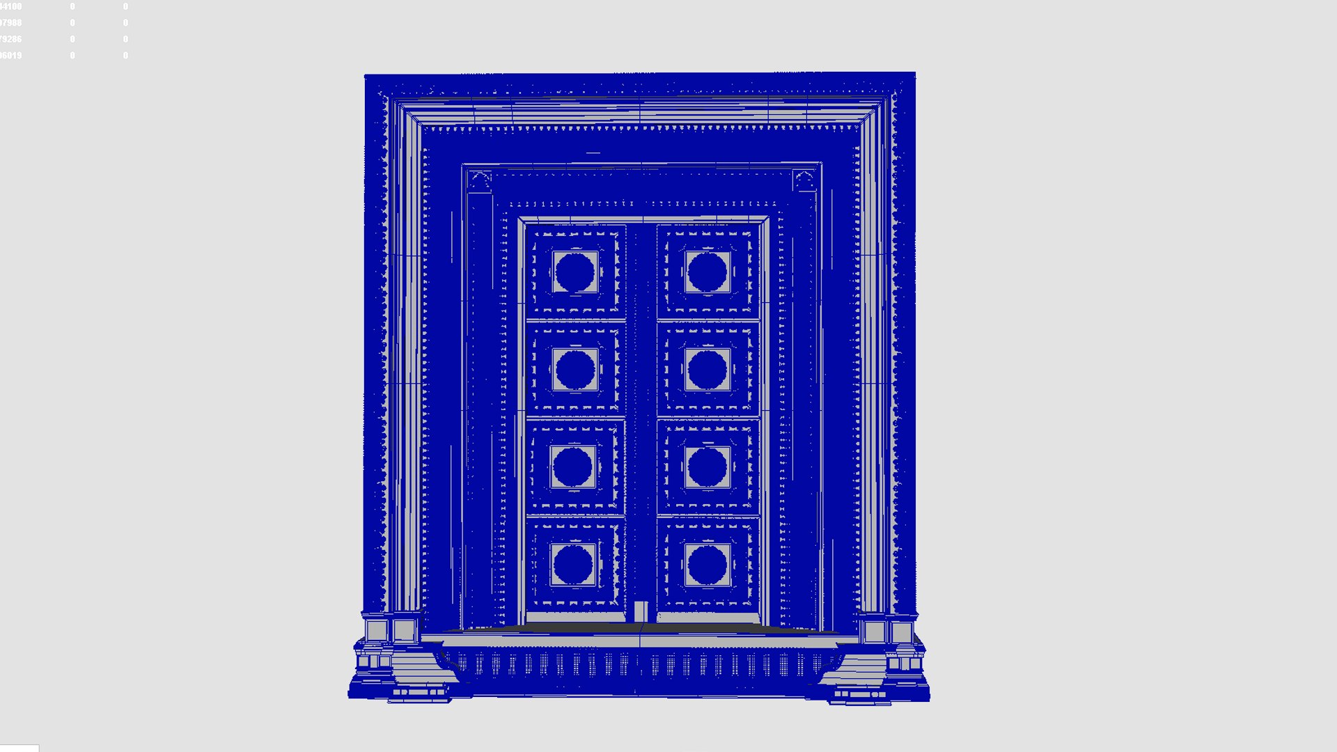 3D model traditional decorative door - TurboSquid 1748880