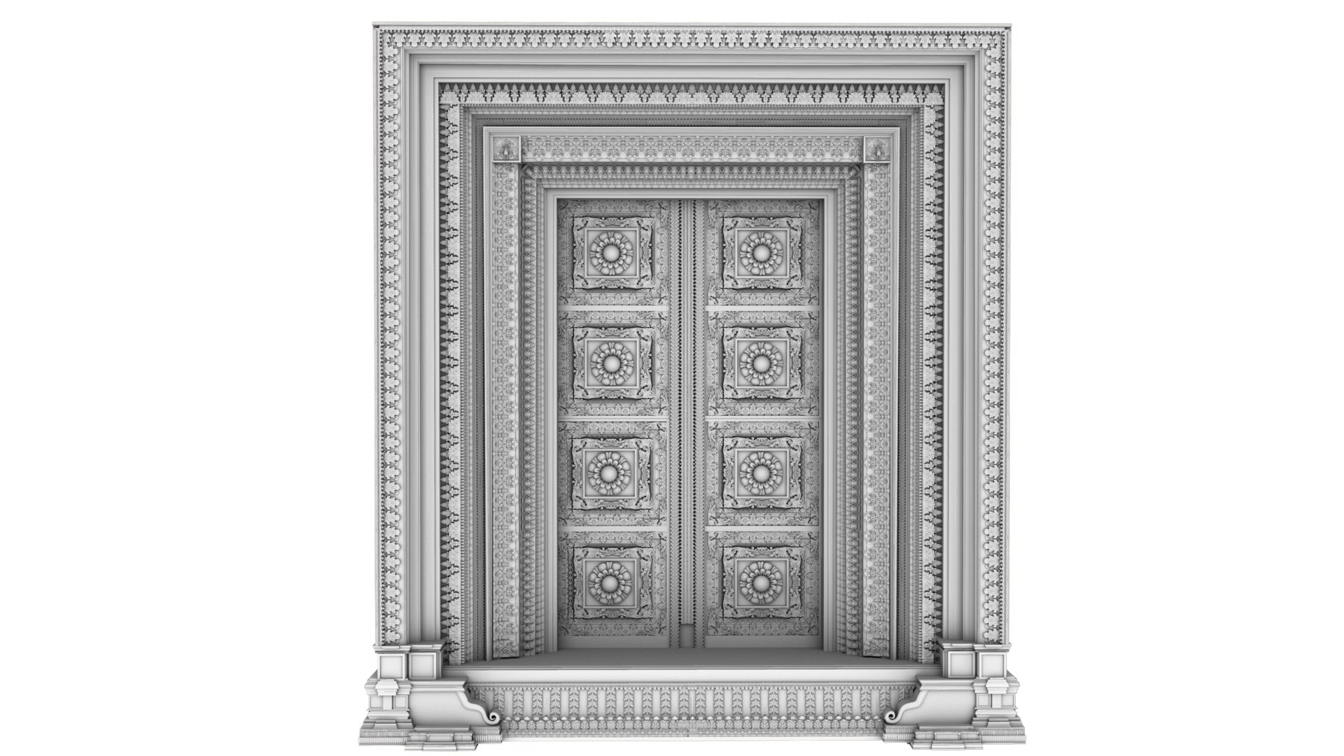 3D model traditional decorative door - TurboSquid 1748880