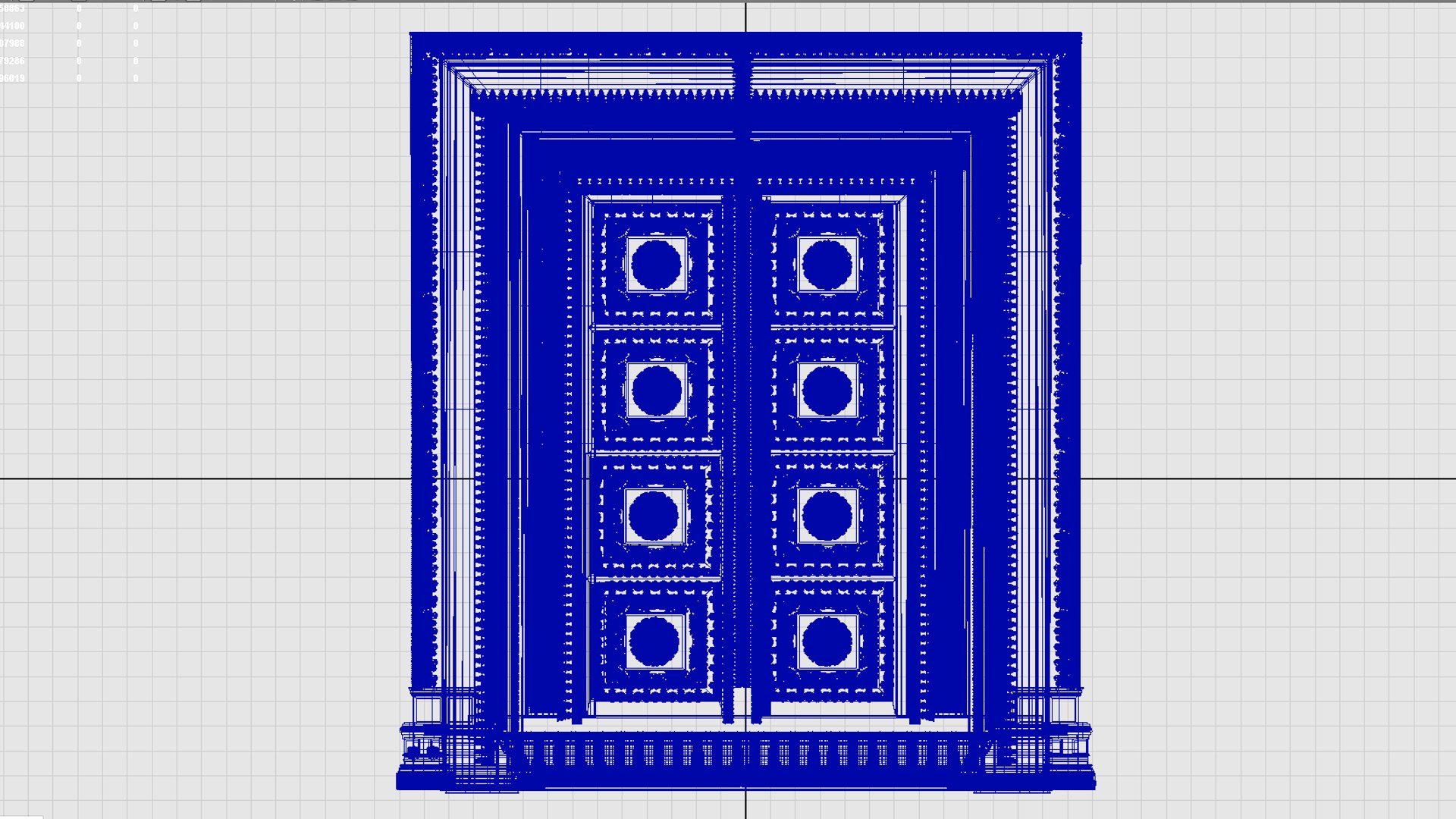 3D model traditional decorative door - TurboSquid 1748880