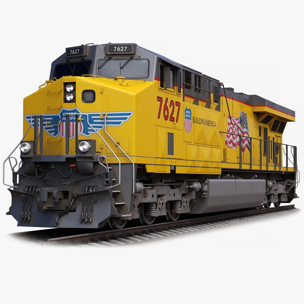 modelo 3d GE ES44AC Locomotora Union Pacific Railroad - TurboSquid 1423025