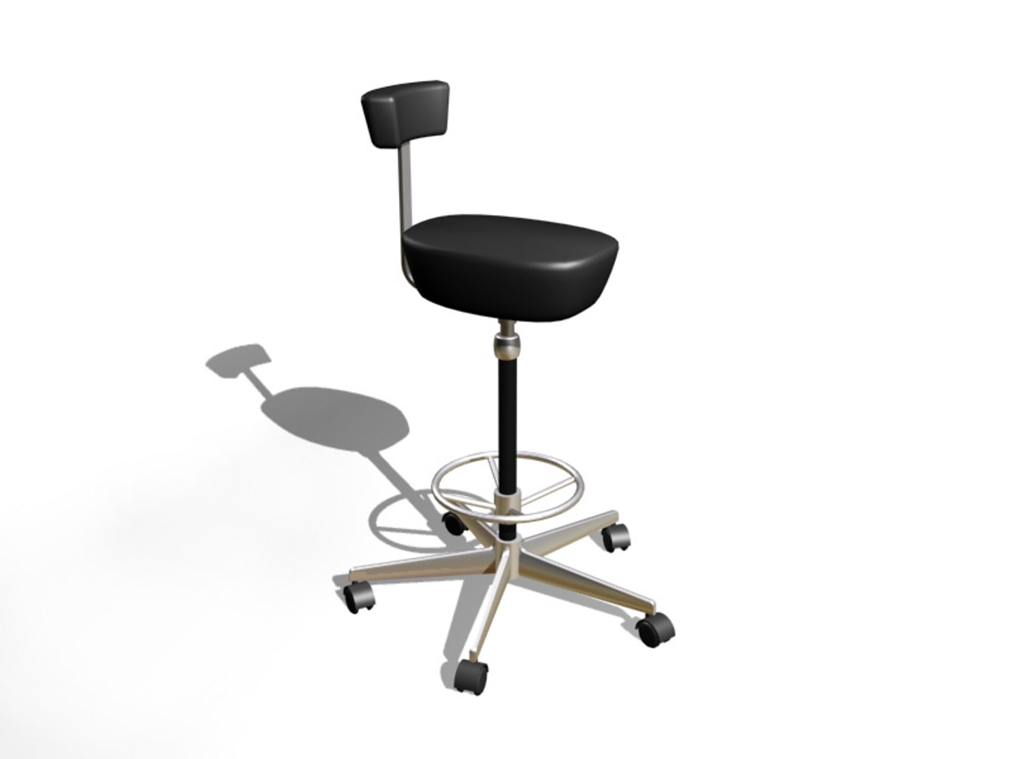 3d perch stool model