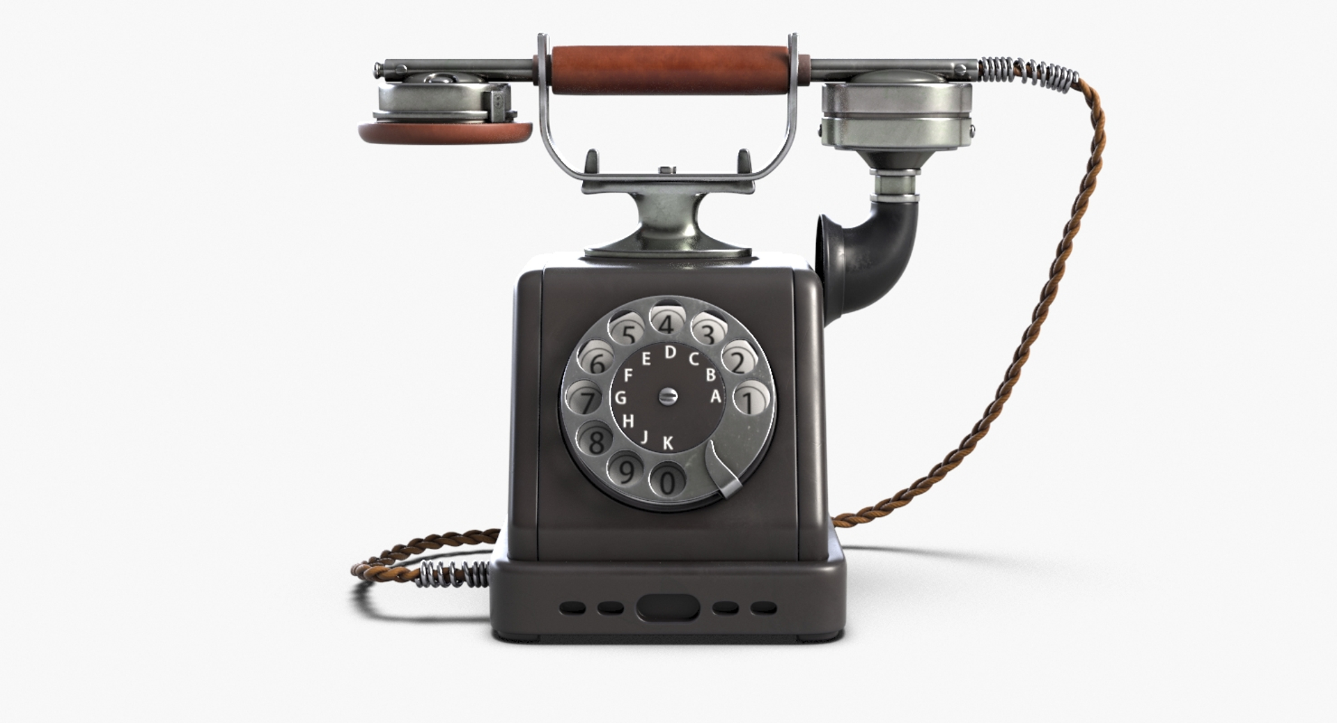 Retro Telephone 4 3D Model - TurboSquid 1358887