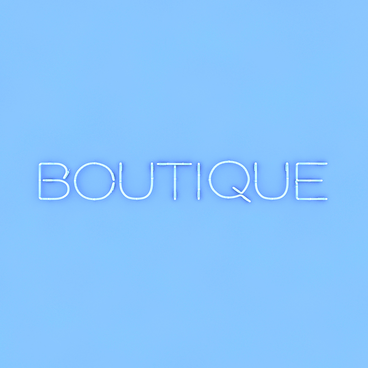 Boutique neon sign model - TurboSquid 1455090